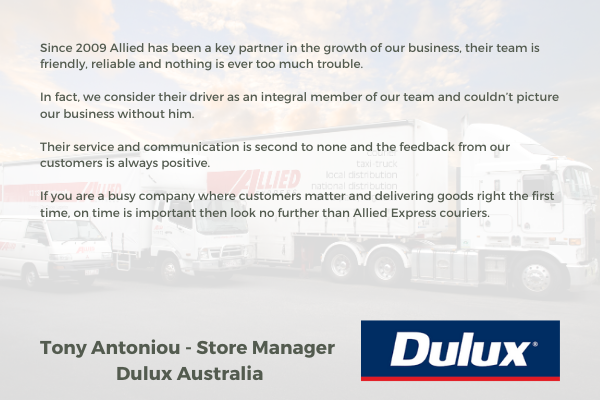 Allied Express Transport - Courier Service | Taxi-Truck | Local ...